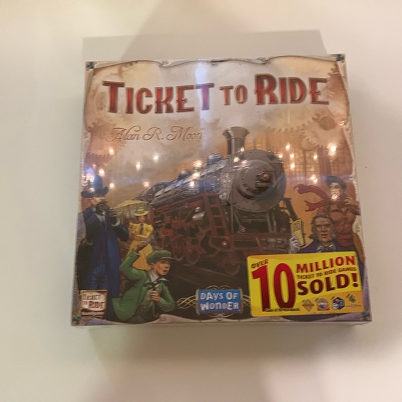 Days Of Wonder | Toys | Ticket To Ride Alan R Moon Board Game Nwt | Poshmark